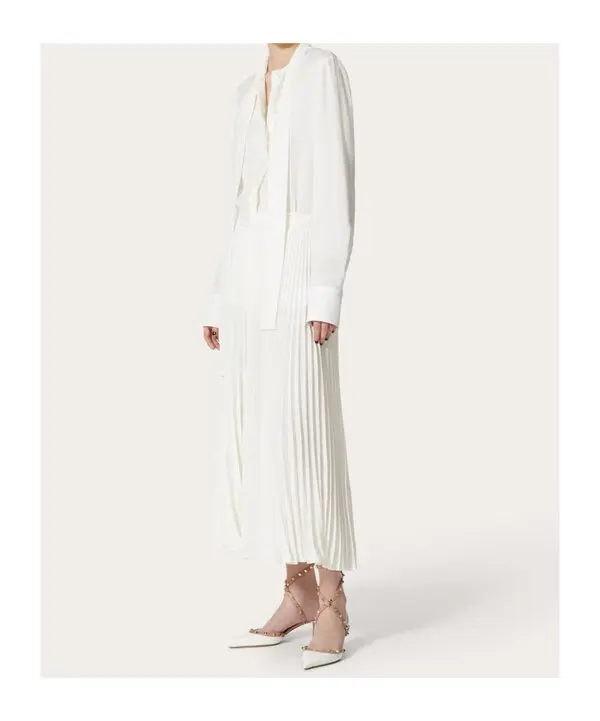 Valentino Garavani Jacquard Iconographe Pleated Skirt