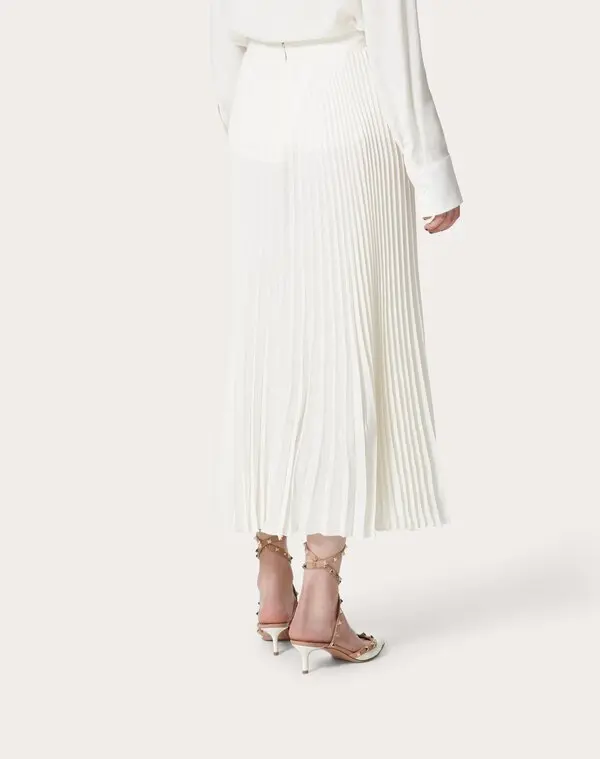 Valentino Garavani Jacquard Iconographe Pleated Skirt