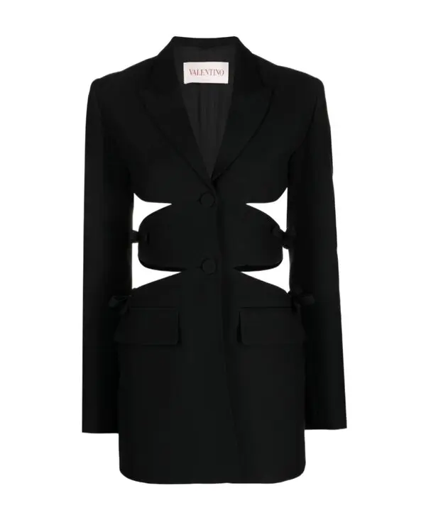 Valentino Garavani Cut-out Single-breasted Blazer