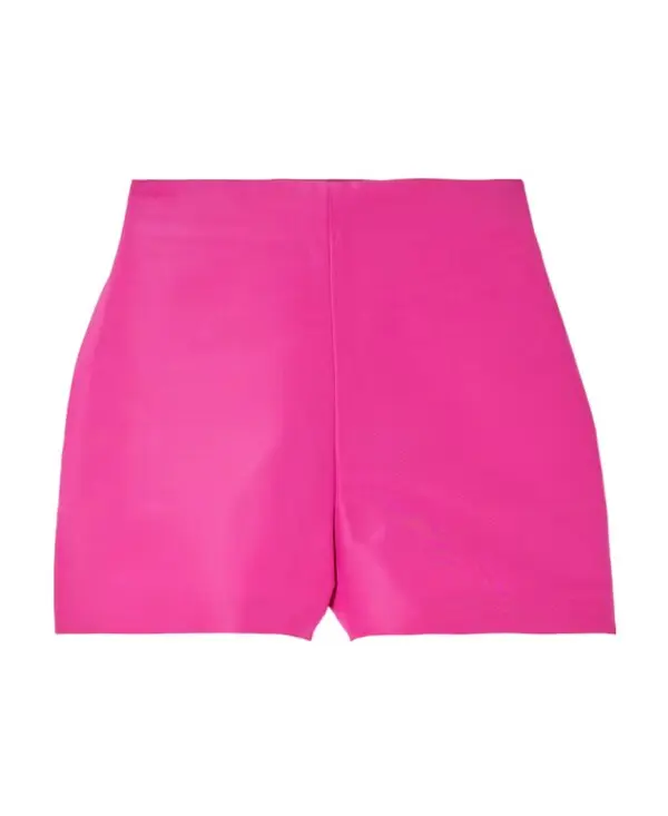 Valentino Garavani Solid Faille Mini Shorts - Pink