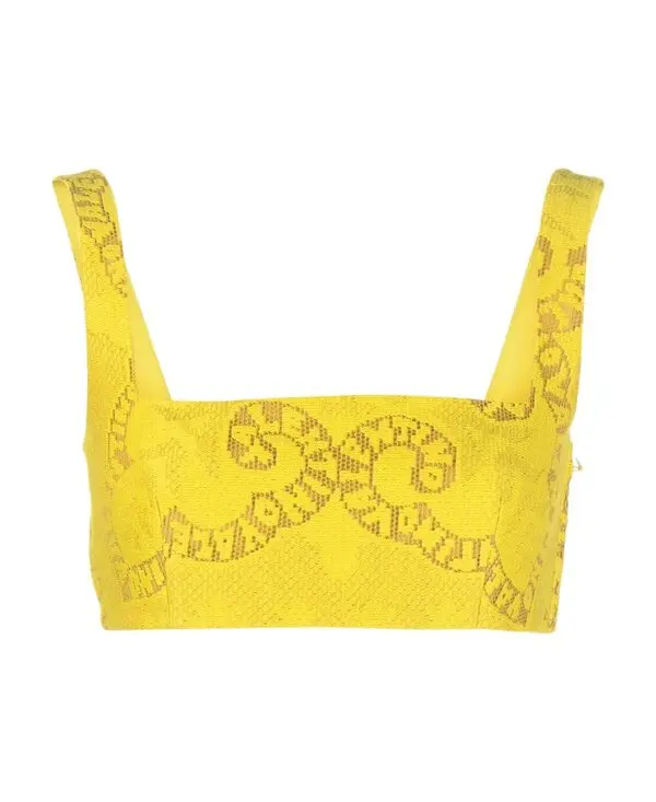 Valentino Garavani Cropped Pointelle-lace Top