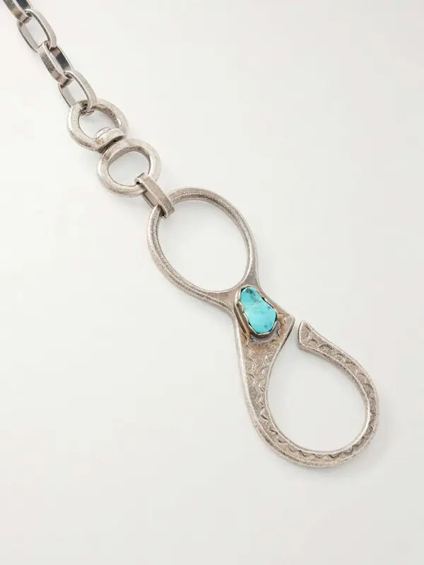 Kapital Tone And Turquoise Wallet Chain