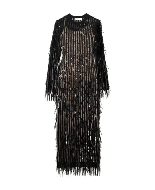 Valentino Garavani Long-sleeved Dress - Black