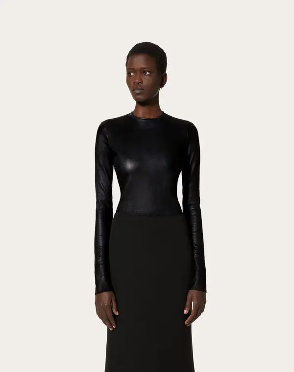 Valentino Garavani Stretch Long-sleeved Blouse