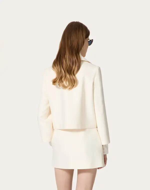 Valentino Garavani Straight Hem Long-sleeved Coat