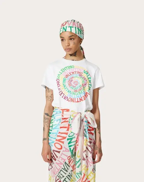 Valentino Garavani Logo Ring Jersey T-shirt
