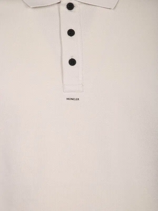 Moncler Logo Piqué Polo Shirt
