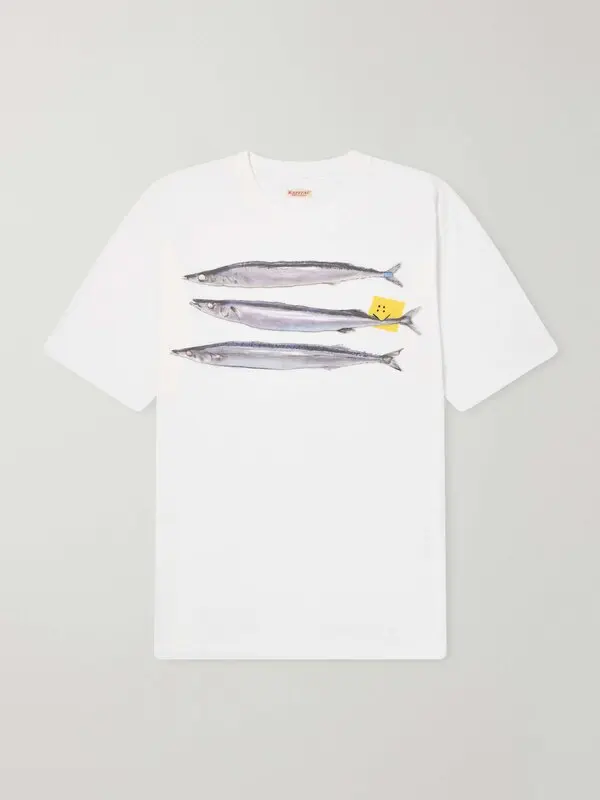 Kapital Printed Cotton-jersey T-shirt