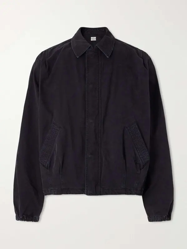 YOKE Garment-dyed Cotton-twill Blouson Jacket