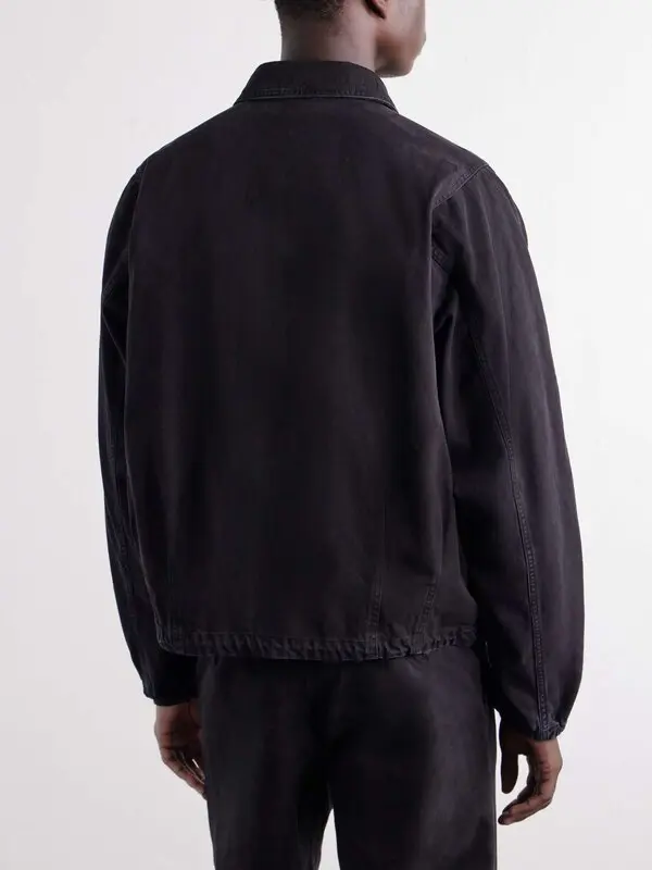 YOKE Garment-dyed Cotton-twill Blouson Jacket