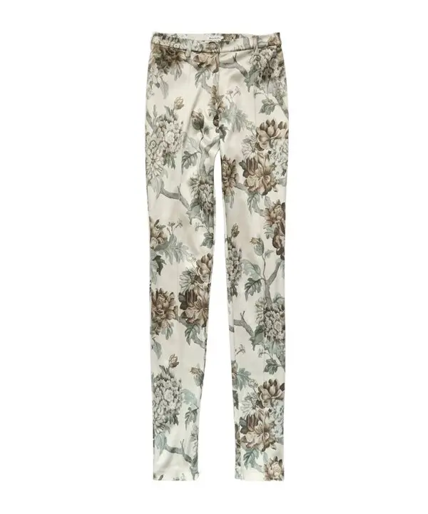 Acne Studios Fitted Printed Trousers - Beige