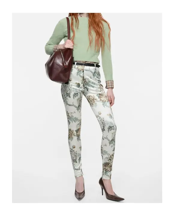 Acne Studios Fitted Printed Trousers