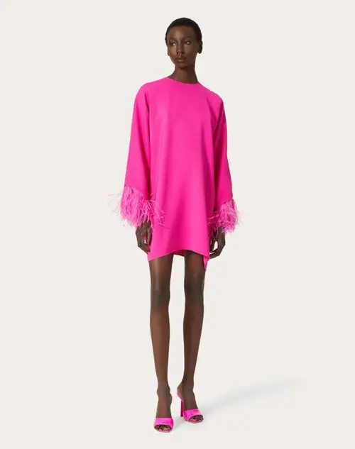 Valentino Garavani Cady Couture Embroidered Dress