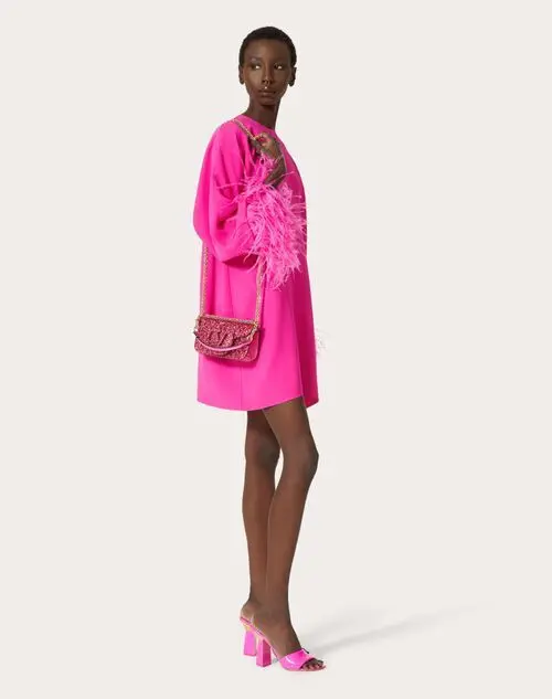 Valentino Garavani Cady Couture Embroidered Dress