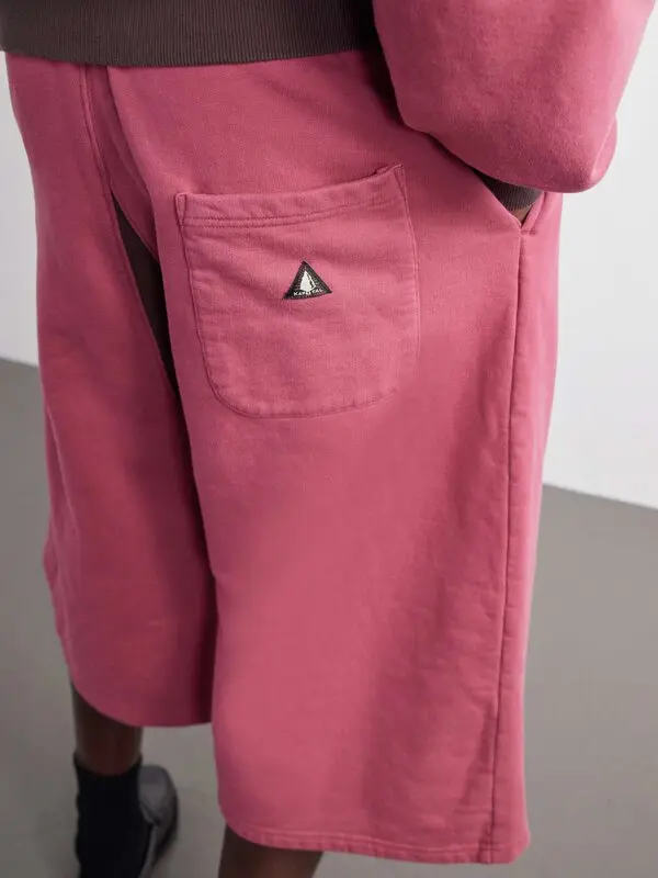 Kapital Straight-leg Cotton-jersey Drawstring Shorts