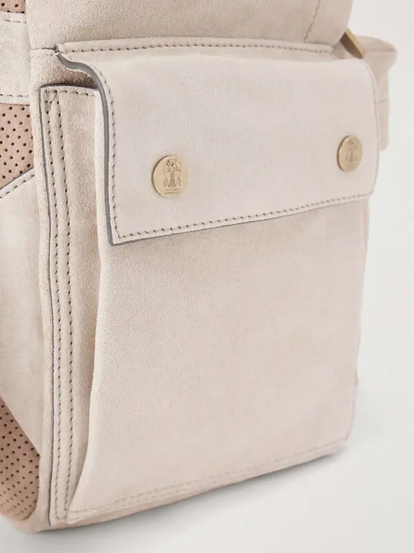 Brunello Cucinelli Suede Backpack