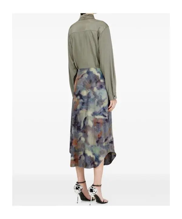 DIESEL® Elta Tie-front Midi Dress