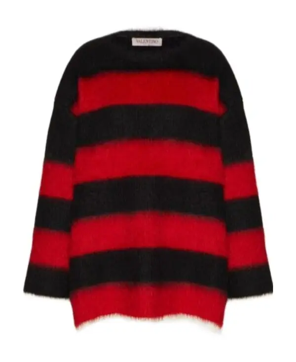 Valentino Garavani Striped Crewneck Jumper