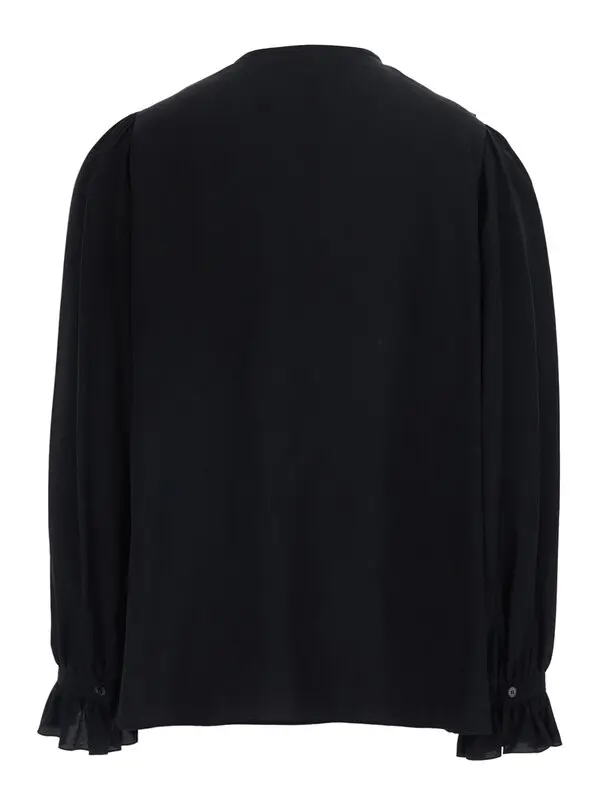 Chloé Ruffled Tie-neck Blouse