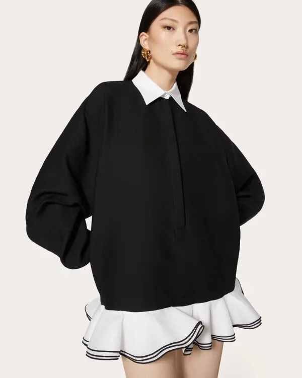 Valentino Garavani Crepe Couture Short Dress