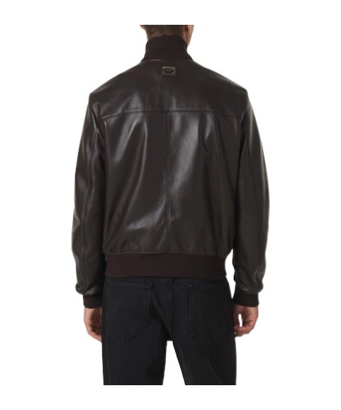 Dolce & Gabbana Leather Blouson Jacket
