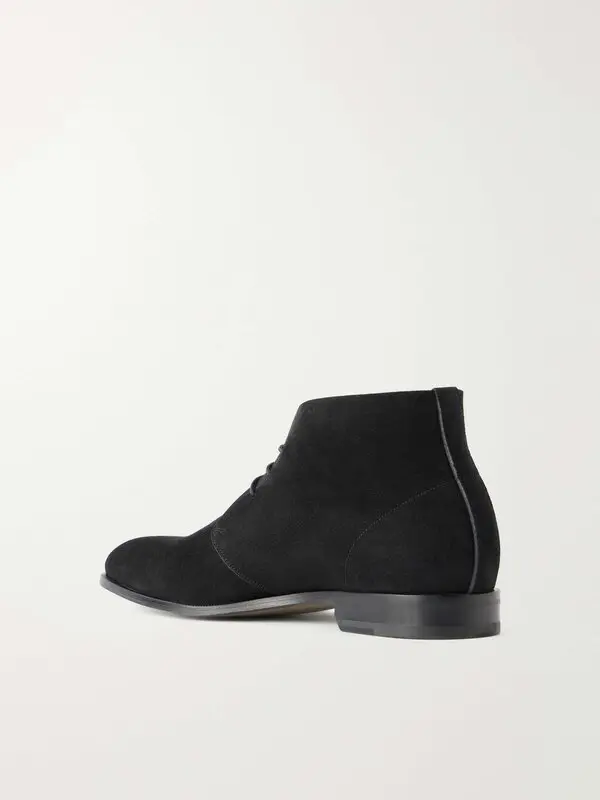 Manolo Blahnik Berwick Suede Chukka Boots