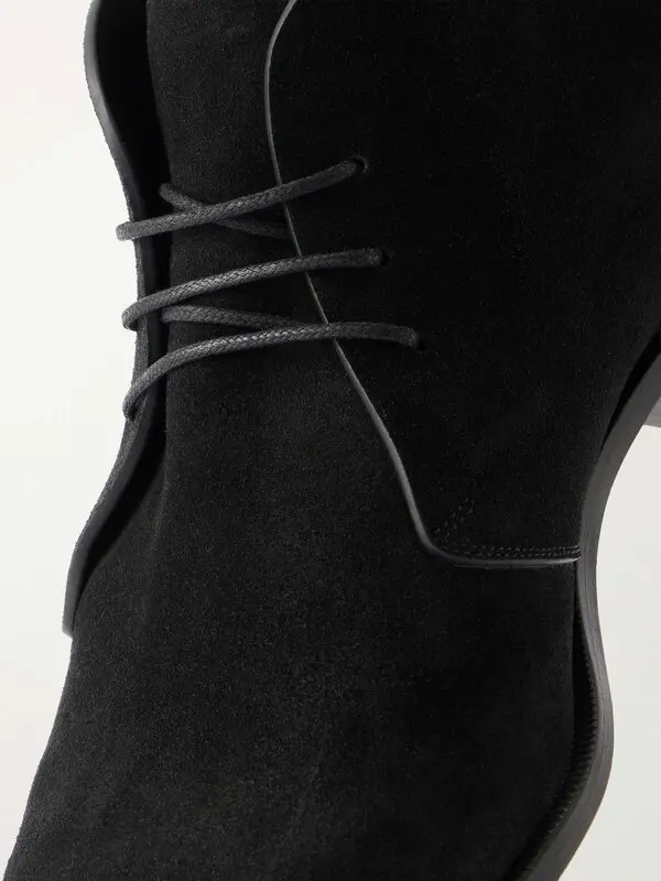 Manolo Blahnik Berwick Suede Chukka Boots