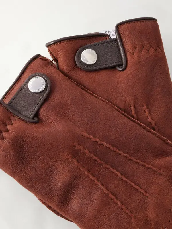 Brunello Cucinelli Suede Gloves
