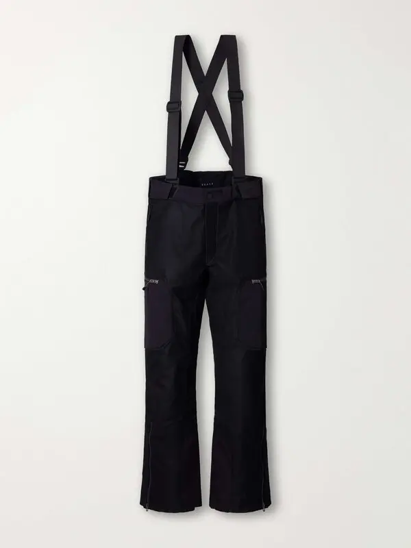 Sease Trace 2.0 Shell-trimmed Coated Wool And Cashmere-blend Twill Padded Ski Pants