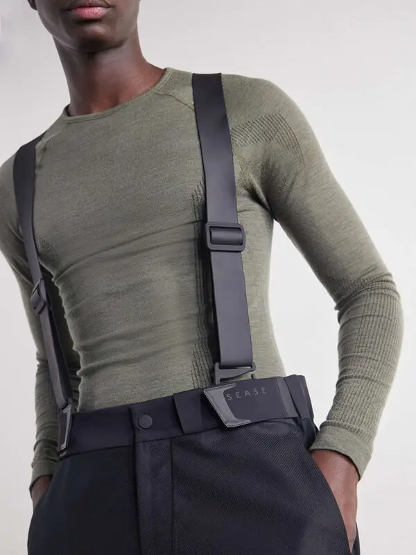 Sease Trace 2.0 Shell-trimmed Coated Wool And Cashmere-blend Twill Padded Ski Pants