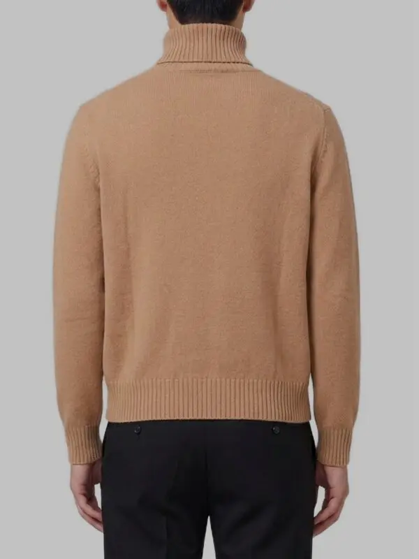 AMI Paris High Neck Knitted Jumper