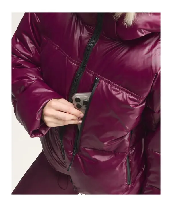 Adidas By Stella McCartney Short Hooded Puffer Jacket