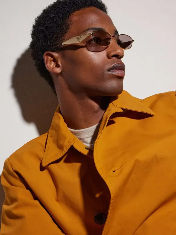 Prada D-frame -tone And Acetate Sunglasses