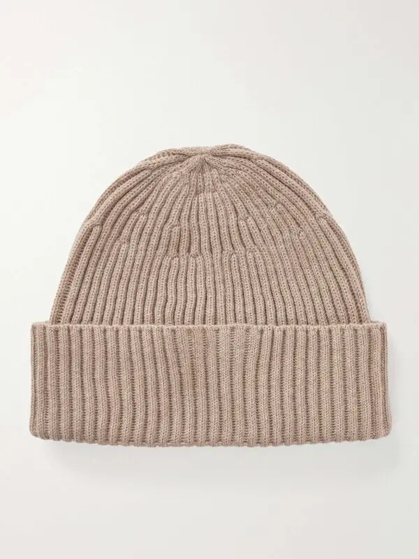 Brunello Cucinelli Ribbed Cashmere Beanie