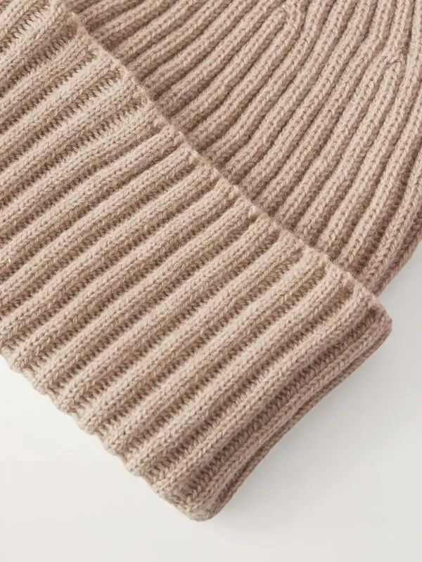 Brunello Cucinelli Ribbed Cashmere Beanie