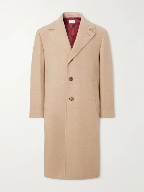Brunello Cucinelli Virgin Wool Coat - Brown