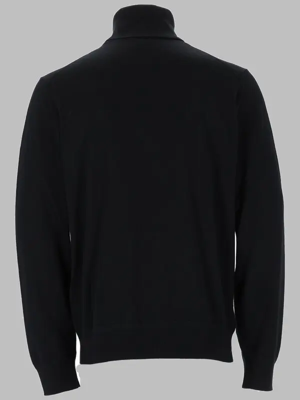 TOM FORD Dolcevita In Pura Lana A Maglia Fine - Black