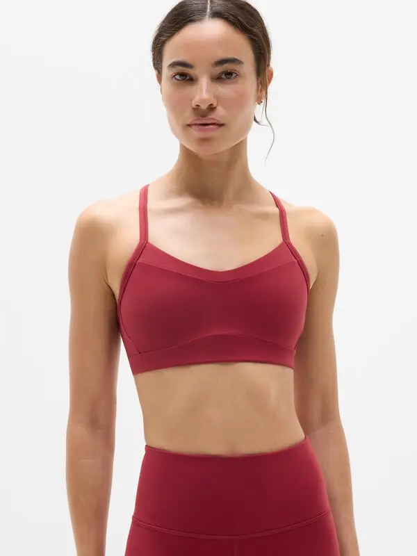Athleta Vital Sports Bra A-c - Decadent Red