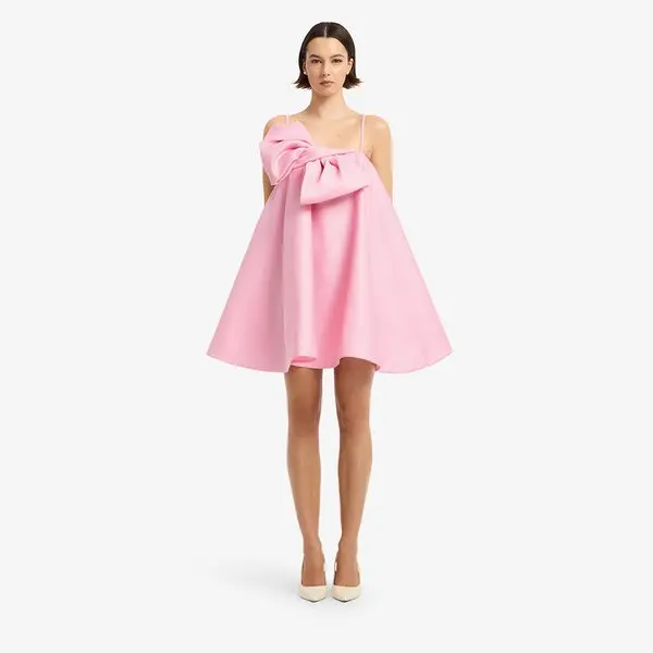 LEO LIN Chelsea Bow Mini Dress