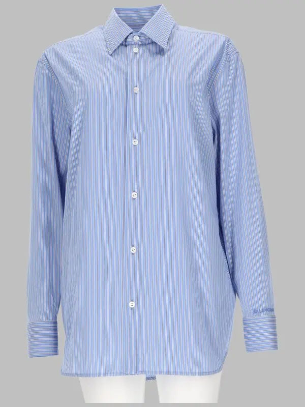 Balenciaga Camicia In Popeline Tecnico Ultra Fine