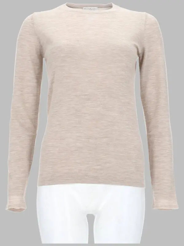 Brunello Cucinelli Maglia Leggera In Cashmere E Seta