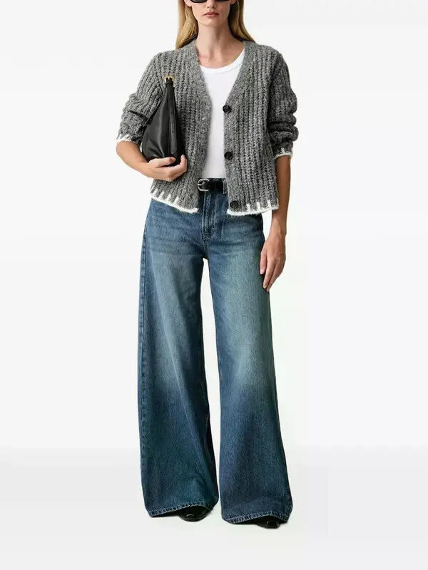 JOOP! Logo-patch Wide-leg Jeans - Blue