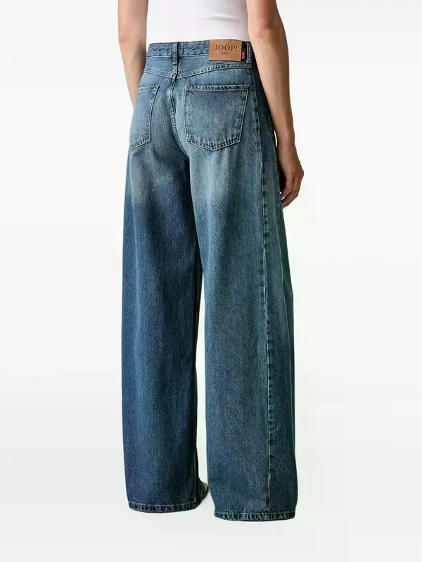 JOOP! Logo-patch Wide-leg Jeans