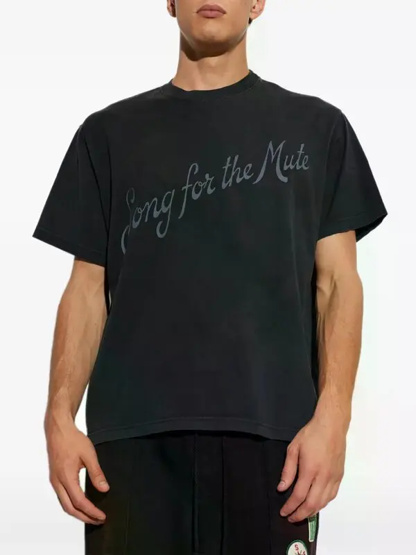 SONG FOR THE MUTE Logo-print T-shirt
