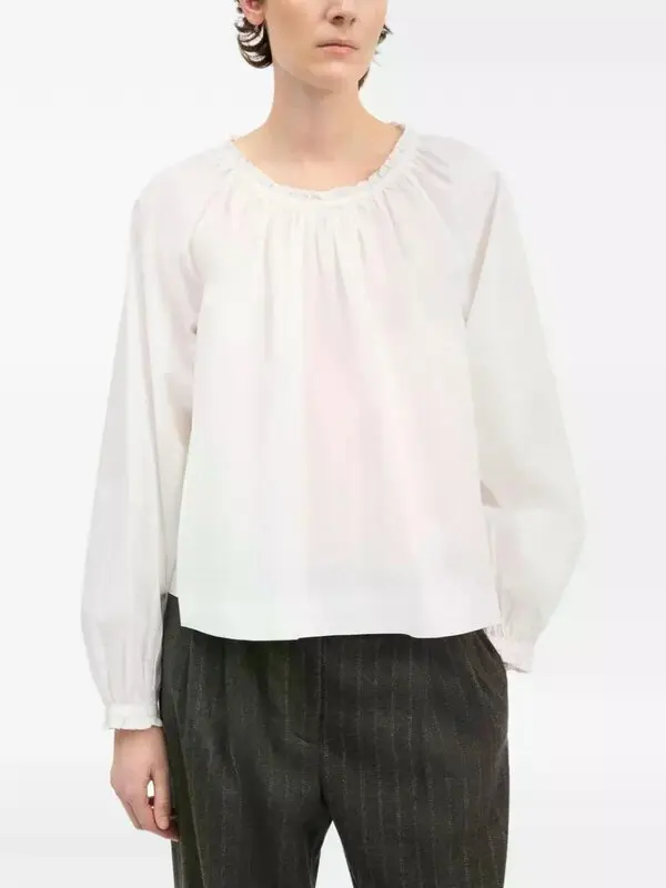 SKALL STUDIO Ruffle-trim Carrie Blouse