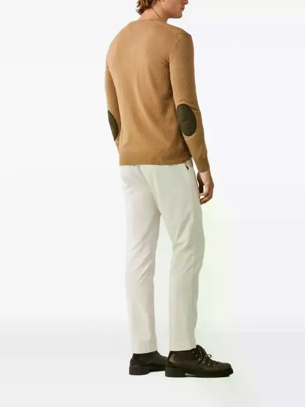 HACKETT  V-neck Elbow-patch Sweater