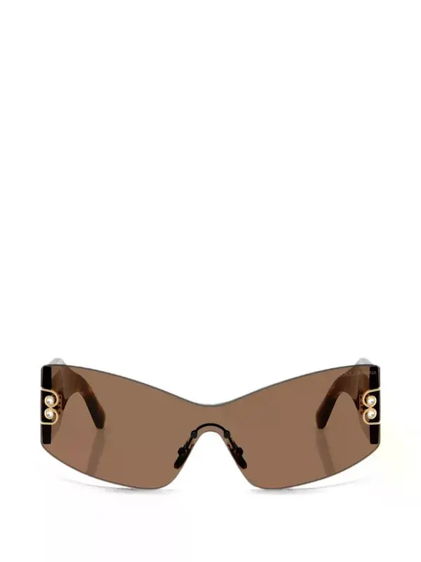 Dolce & Gabbana Embellished Tortoise-shell Sunglasses