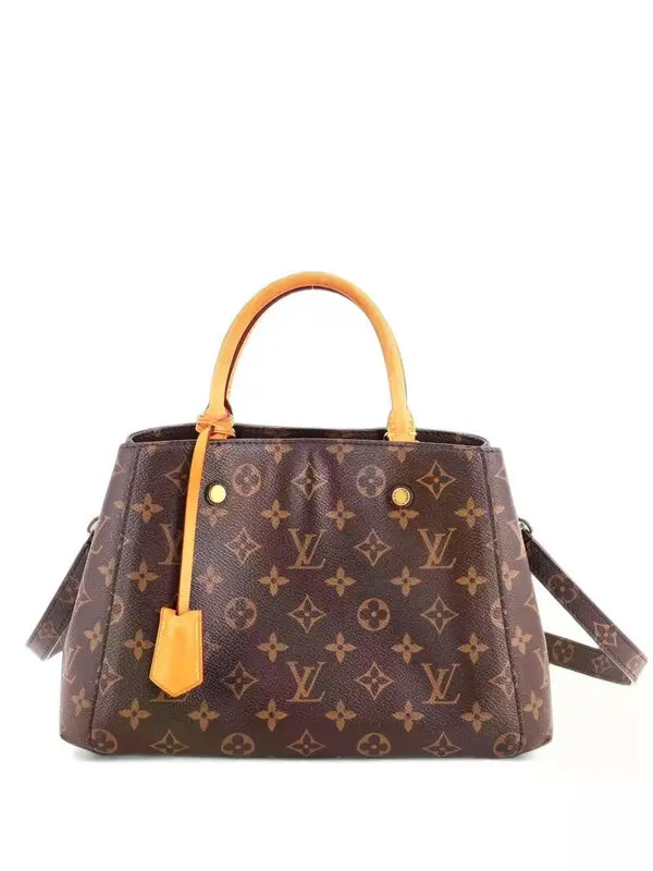 LOUIS VUITTON Montaigne Handbag Monogram Canvas Bb Satchel