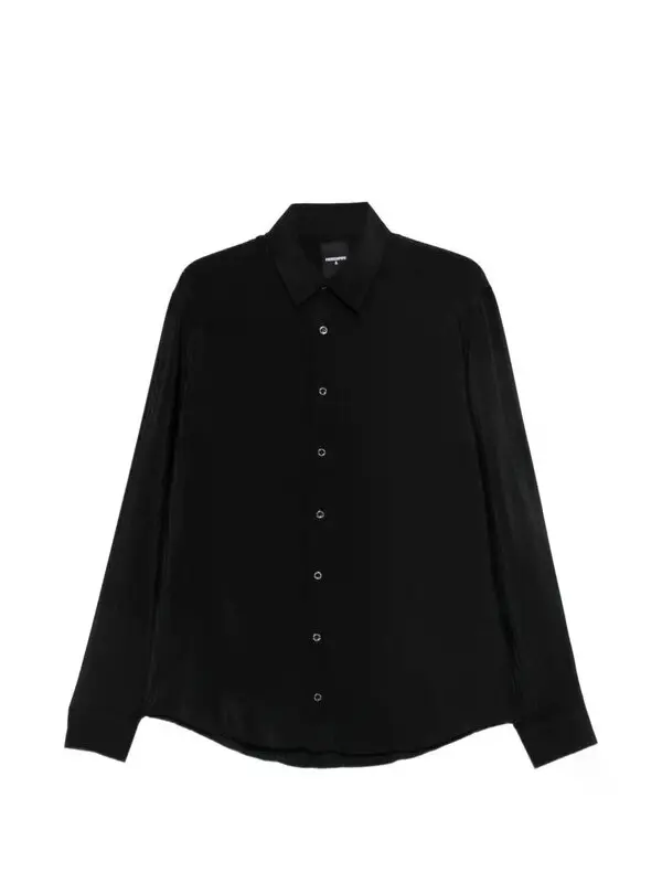 Patrizia Pepe Tonal-stitch Long-sleeve Shirt