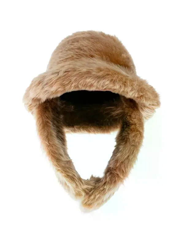 Loewe Lop Hat In Shearling